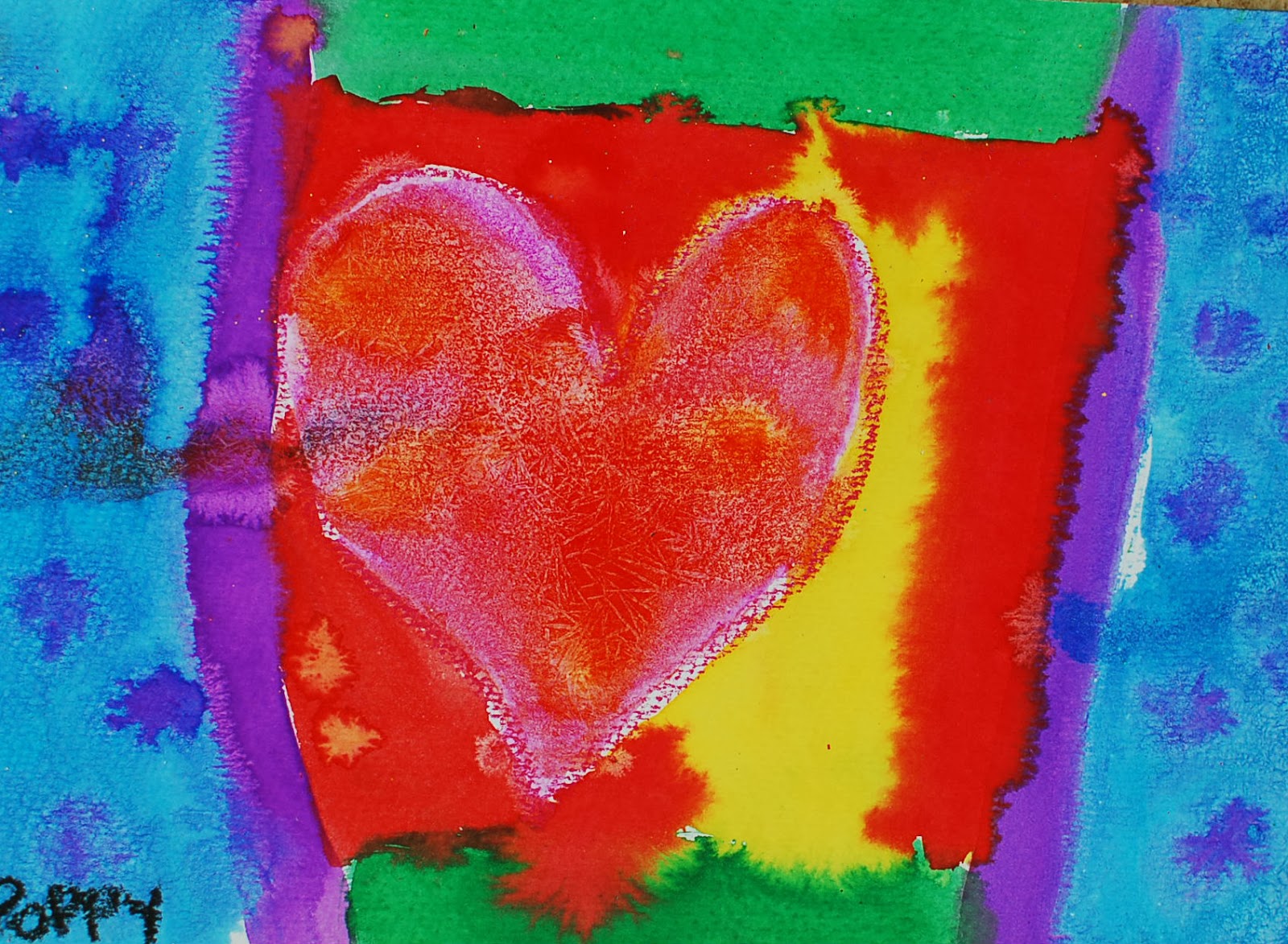 Sunnyside Art House: Jim Dine Valentines Hearts - Growing Crystals on ...