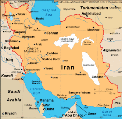 Map of Iran