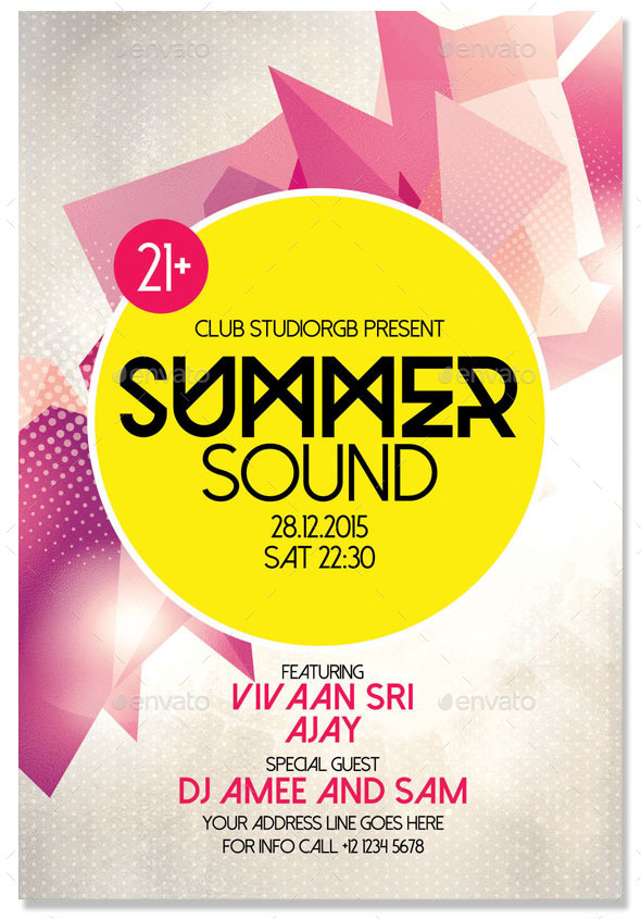 11 Amazing Summer Flyers Templates - graphicbattle