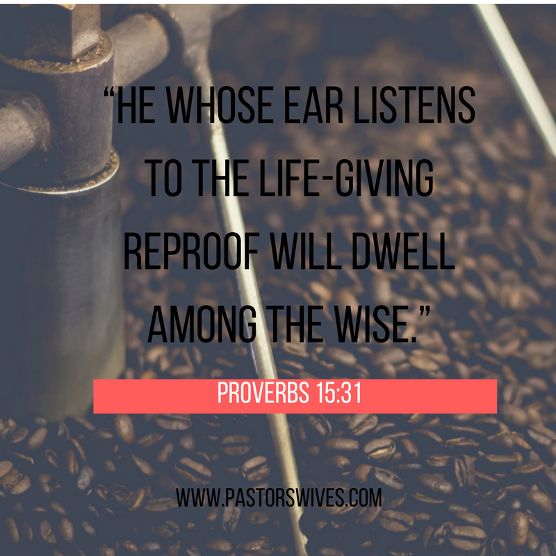 PastorsWives.Com : Thanks, I Needed That