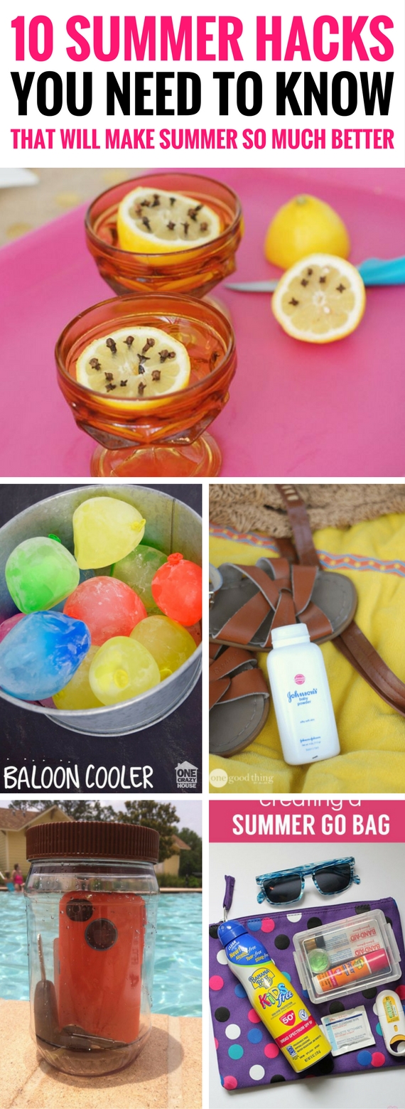 10 Summer Hacks You Really Need To Know - Craftsonfire