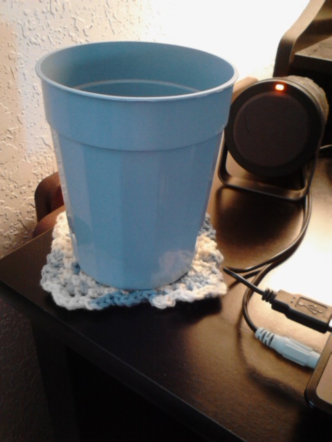 live & learn: Moss Stitch Coaster Pattern