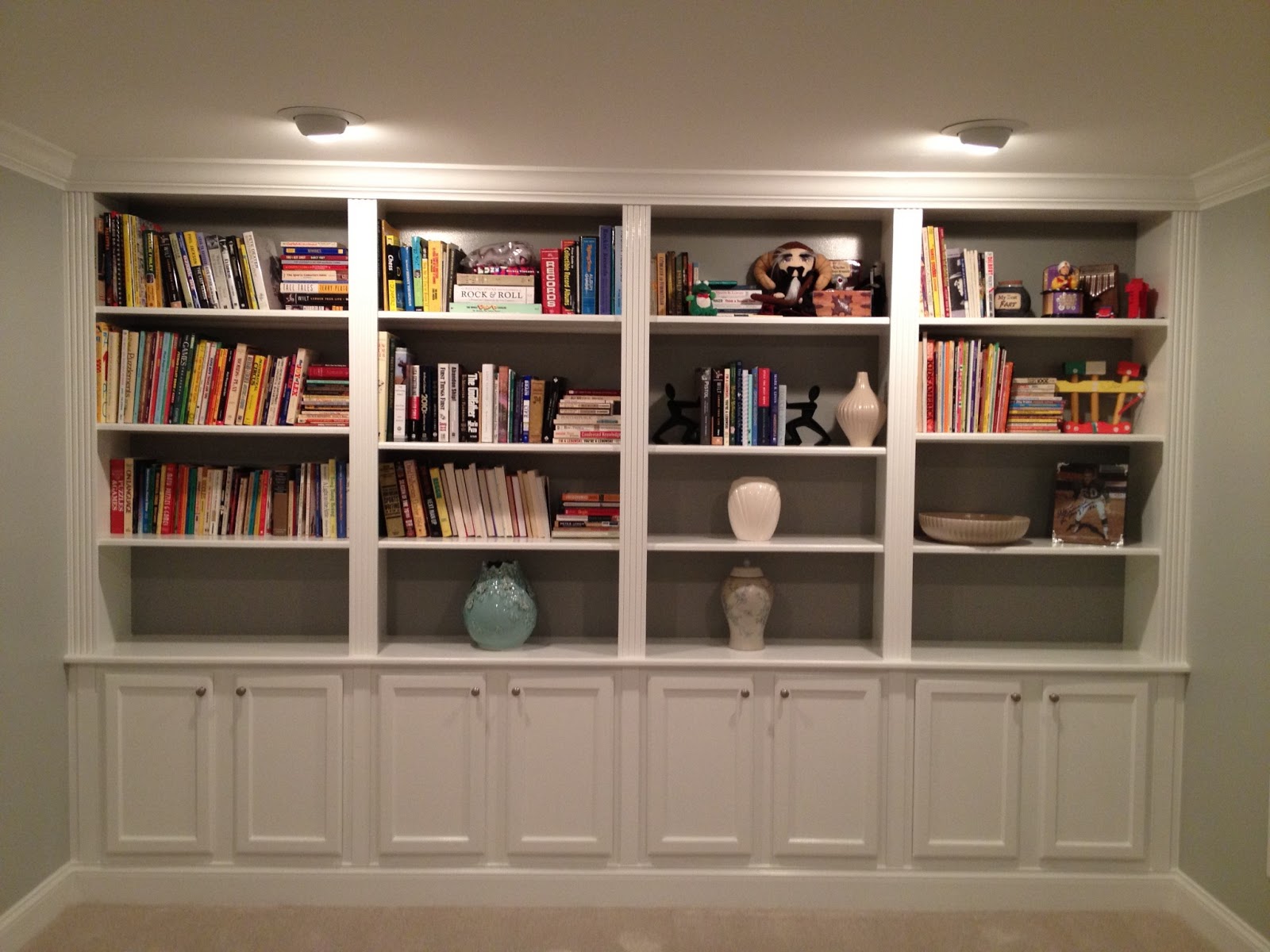 Woodwork Built In Bookcase Building Plans PDF Plans