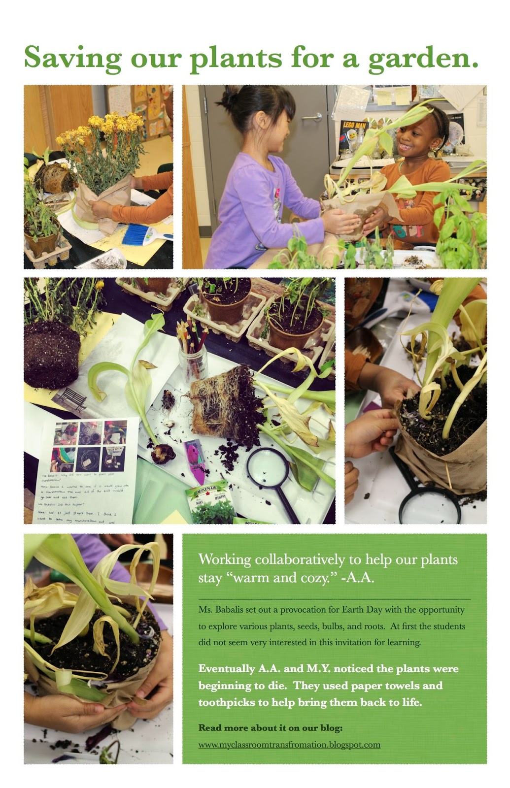 Transforming our Learning Environment into a Space of Possibilities ...