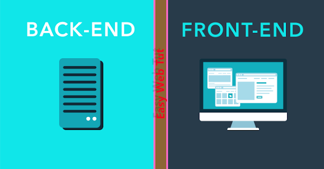DIFFERENCE BETWEEN THE FRONT-END AND BACK-END? ~ Easy Web Tut