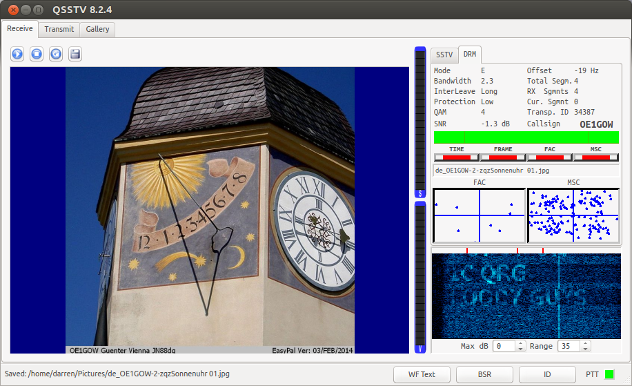 g0hww.blog: QSSTV with hampal digital SSTV