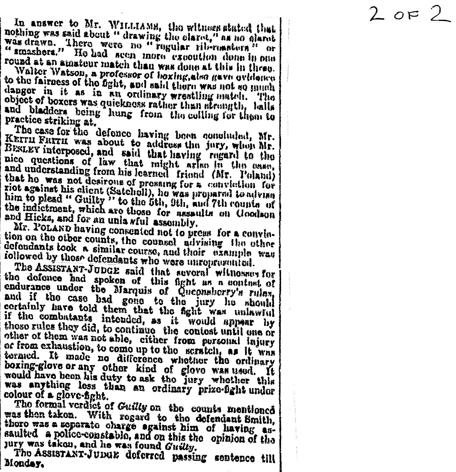 Henry Sugar Goodson: HENRY (SUGAR) GOODSON 1856-1917 History & fight record
