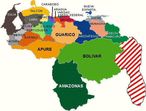 Imagenes del mapa de venezuela