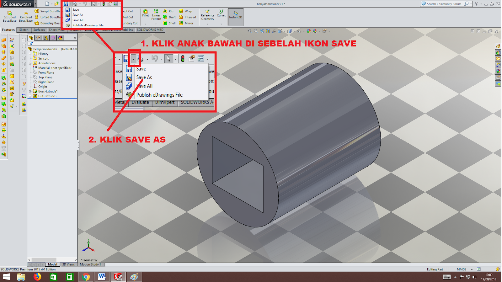 BELAJAR SOLIDWORKS PEMULA 2