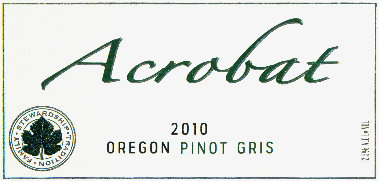 Simple Wine Talk: King Estate Winery, Acrobat Pinot Gris '10 $13