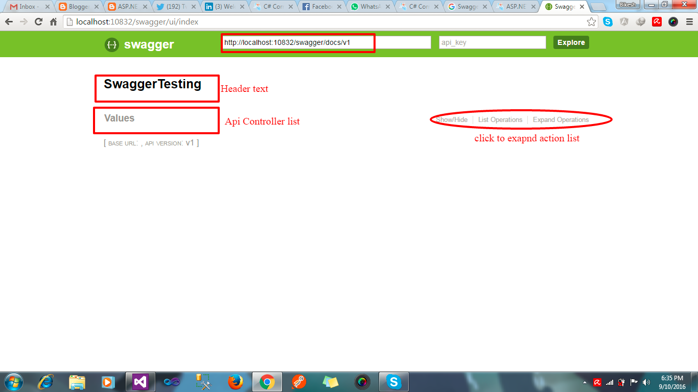 Swagger integration with web api in MVC. ~ ASP.NET,MVC,SQL,Azure,DevOps,ANGULAR,WEB API,SSRS,WCF ...