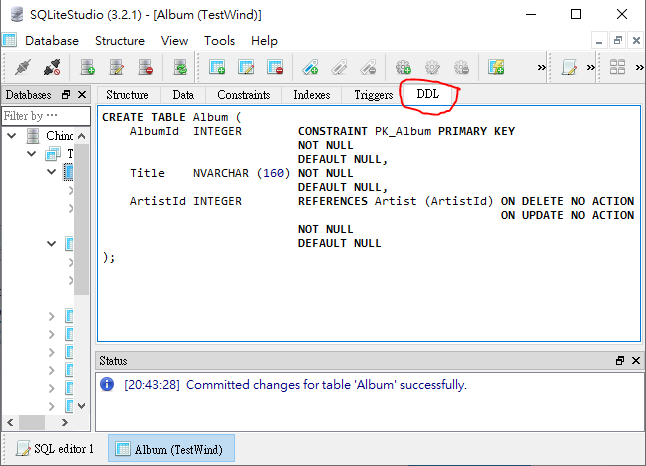 Hannibal@sql-bod-idv-tw SQL語法教學及範例: 用SQLite Studio來CREATE TABLE