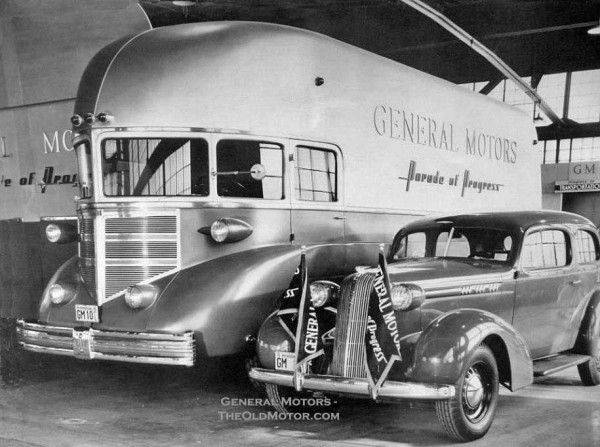 CARHUNTER : GENERAL MOTORS PARADE OF PROGRESS- FUTURLINER OR STREAMLINER?