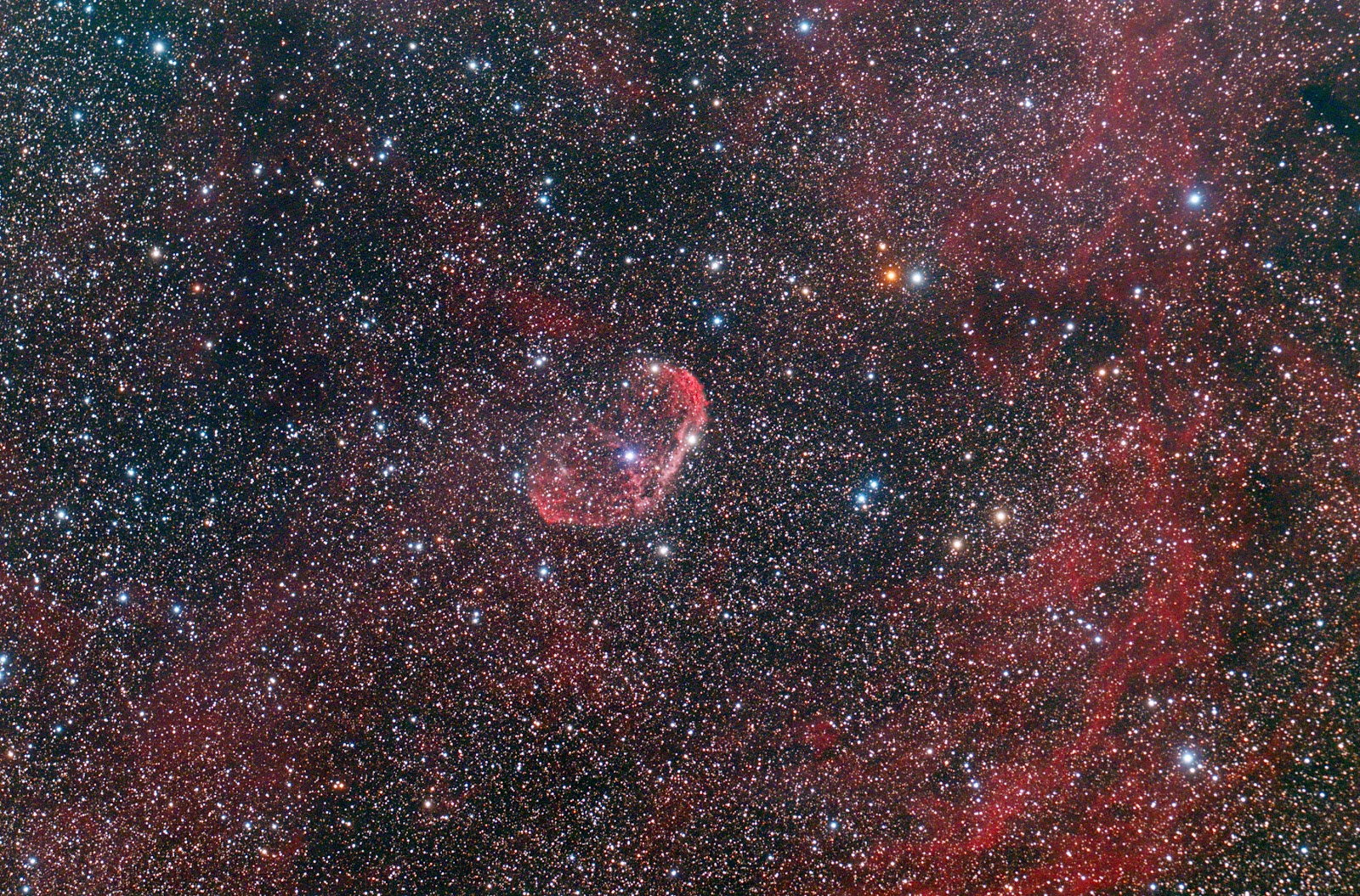 Astrofotografia digitale ...Jach Blak: Crescent nebula NGC 6888