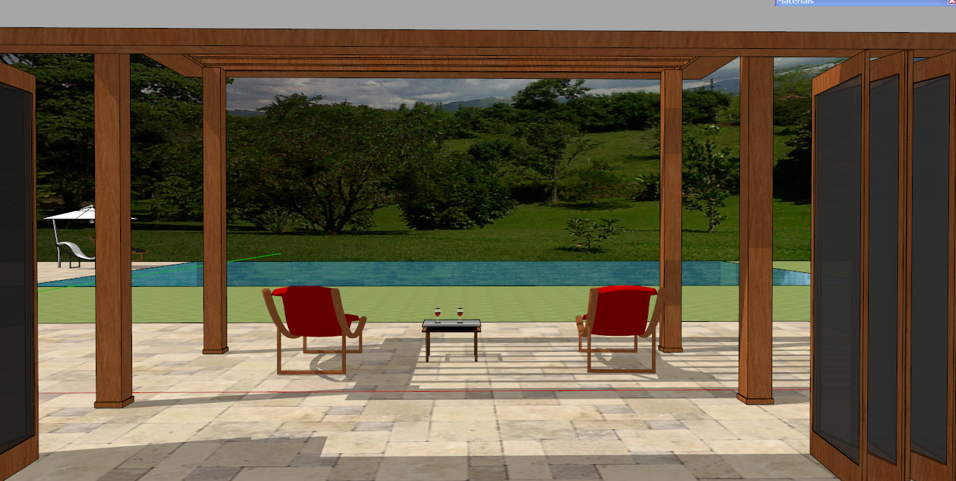 Sketchup for Interior Design: Backgrounds and Landscape Views in Sketchup