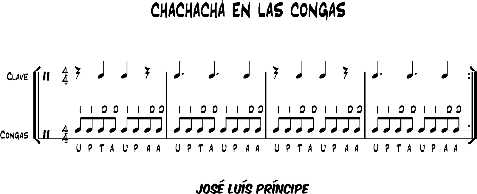 CHACHACHÁ (CONGAS)