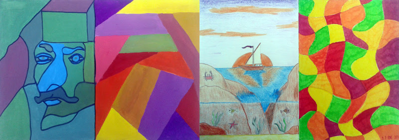 Dibujo Educativo: El Color. Expresividad de las gamas cromáticas.