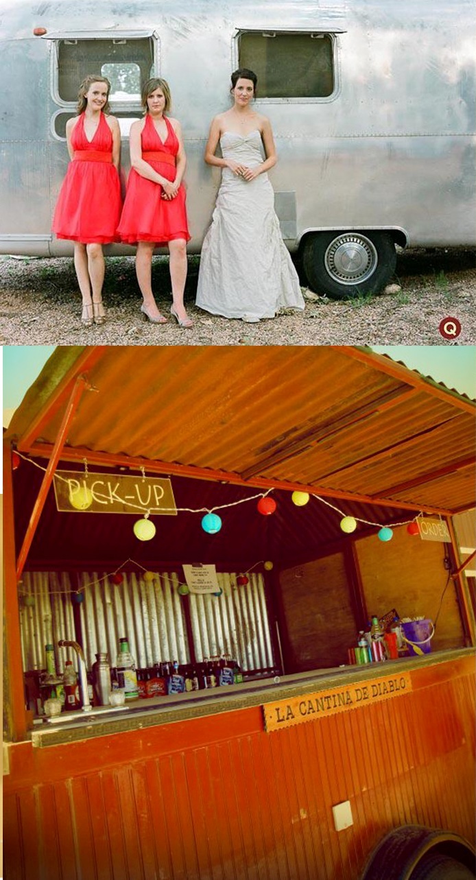 Add a Little Sparkle: Retro Trailer Park Wedding