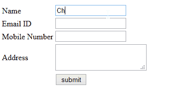 Insert Details into Database using MVC
