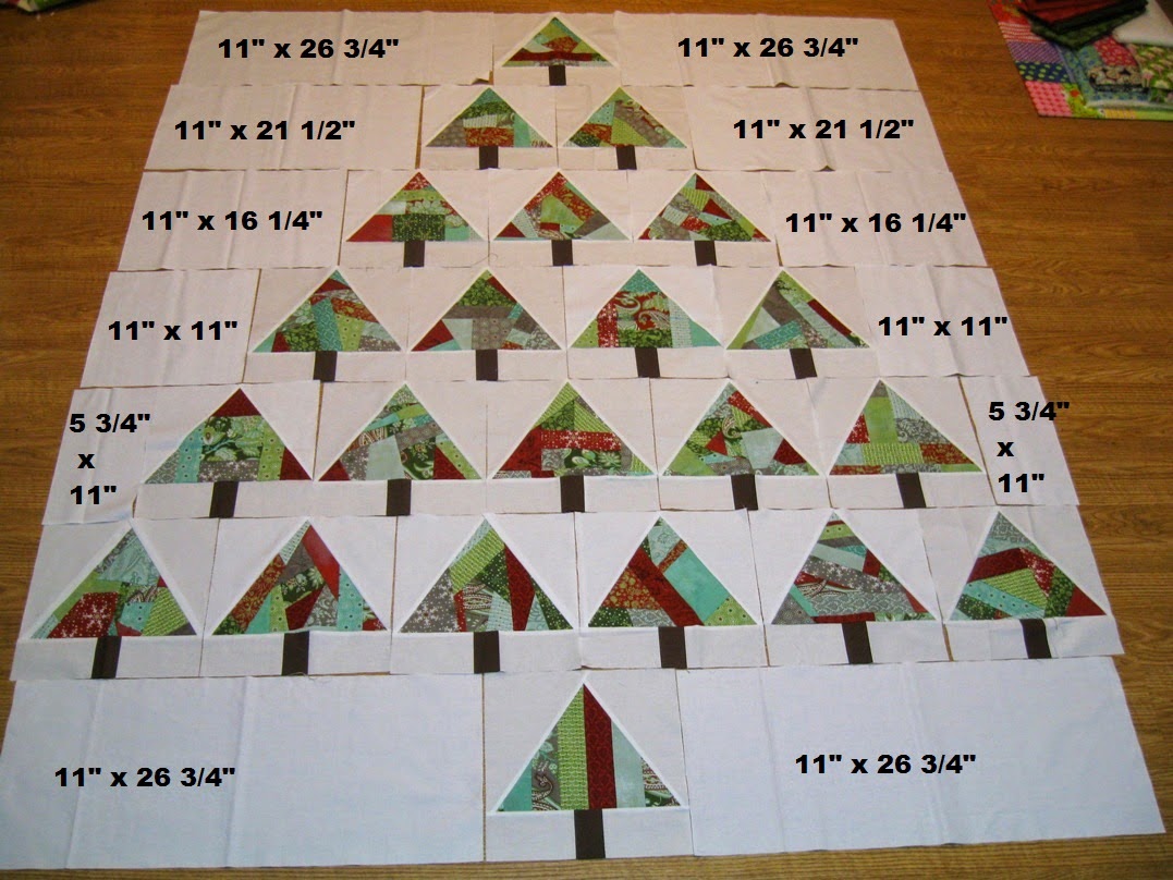 Happy Quilting: Paper Pieced Improv Trees & O Christmas Trees Tutorials