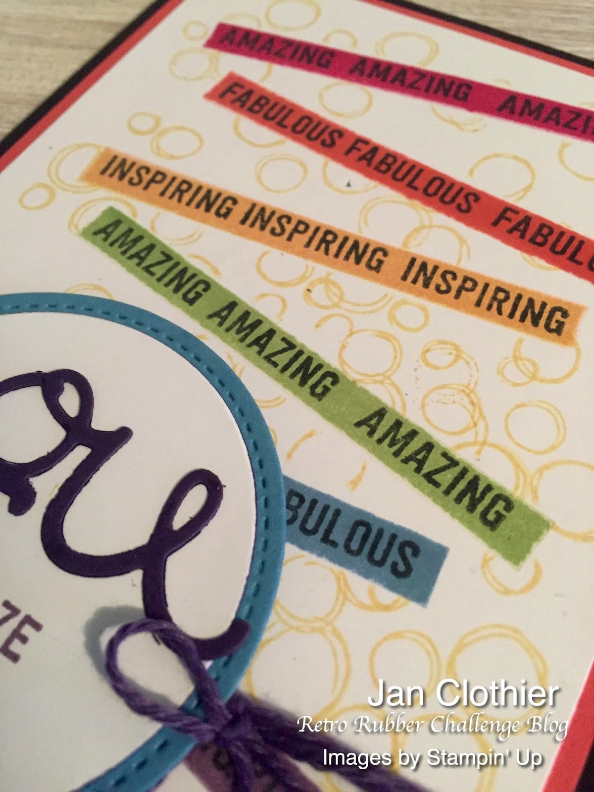 Thinking Stamping: Retro Rubber 67 - DT Card