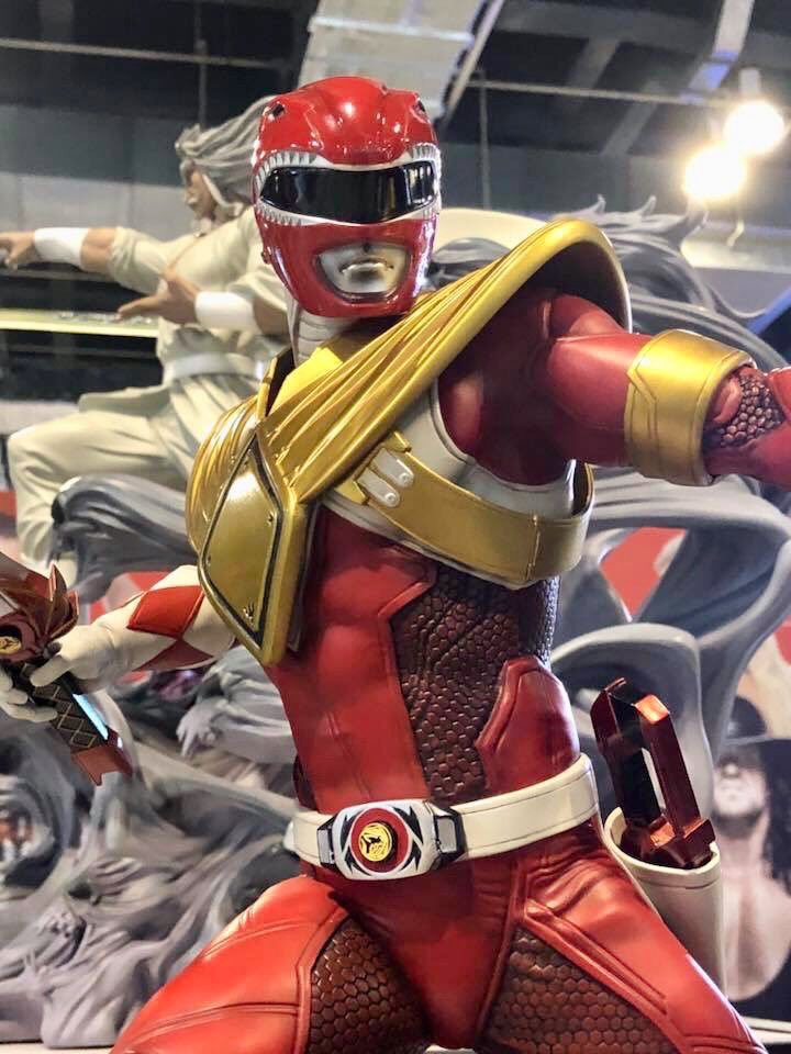 TRANS-SCRIBE: XM Studios Reveal Red Ranger Statue
