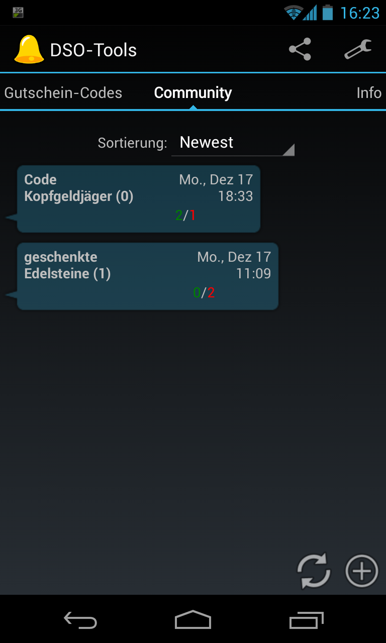 Siedler Online-Tools: DSO Tools 2.4 - Community Fragment - Ein paar ...