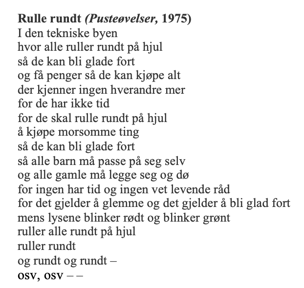 Fra Jacobsen til Fløgstad: Rolf Jacobsen