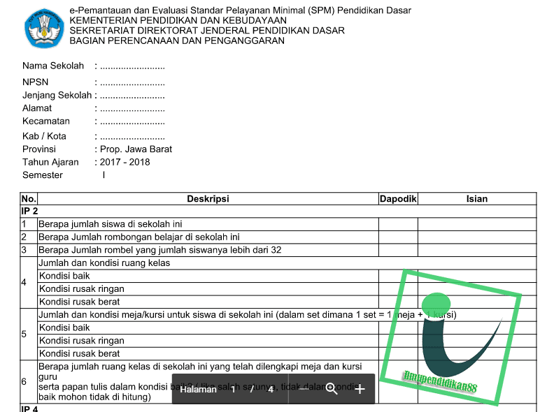 Format Standar Pelayanan Minimal (SPM) Terbaru 2017/2018 ~ Della Marlinda
