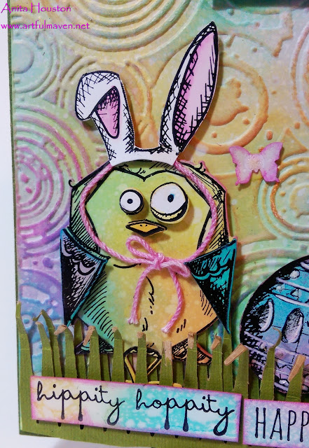The Artful Maven: Bird Crazy Easter Card