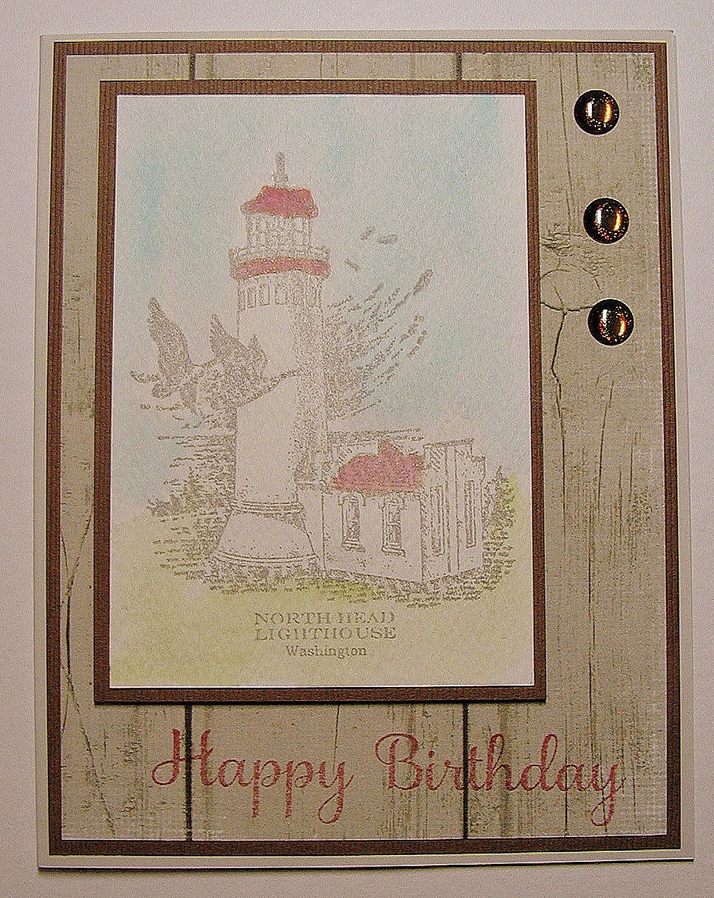 Oldstamper Musings: Lighthouse birthday card