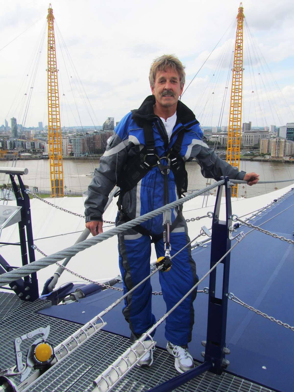 Phil & Julie's Adventure: On top of the O2 Arena