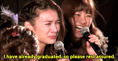 Akimoto Sayaka Crying in AKB48 10th Anniversary Theater Show [8 ...