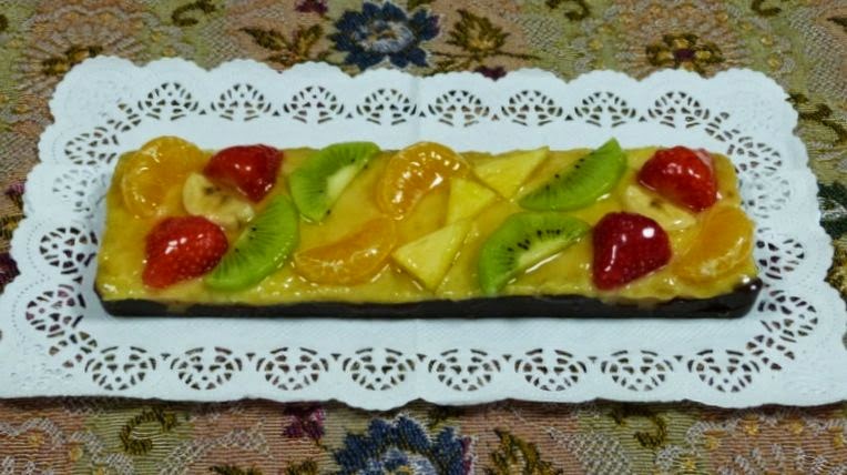 Què hi ha de postres?: Torró de gema amb fruites naturals