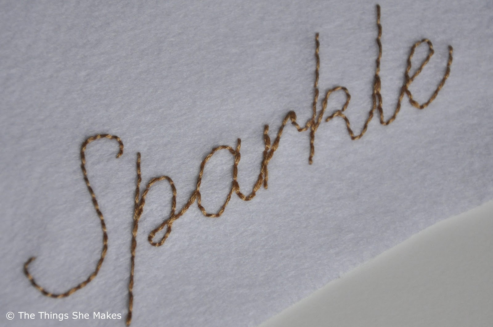 How to Embroider Handwriting | The Things She Makes