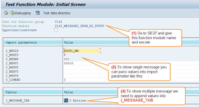Message shown as POPUP with traffic light indicator - Learn SAP Program