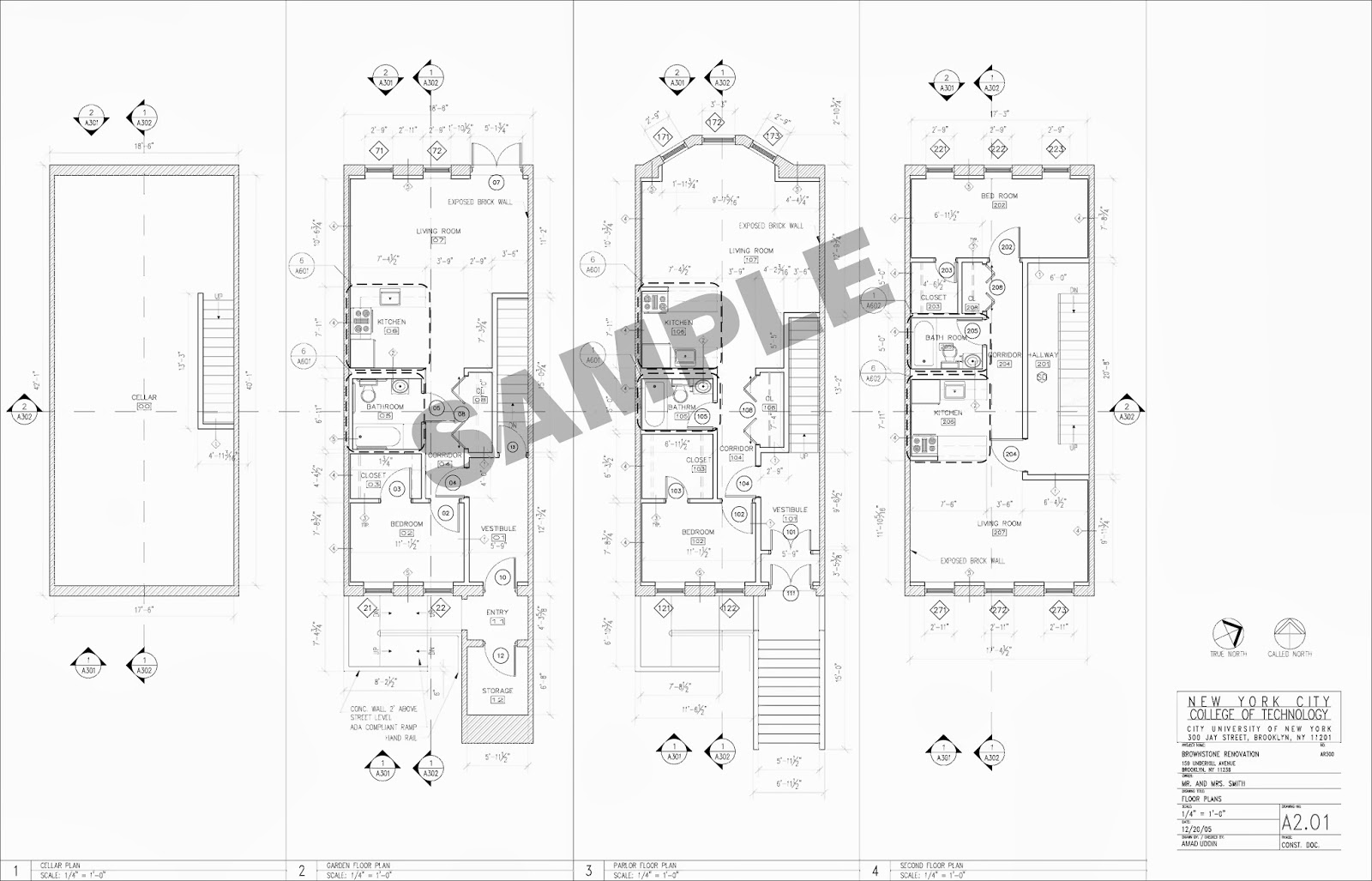 Samples: Brownstone Construction Documents