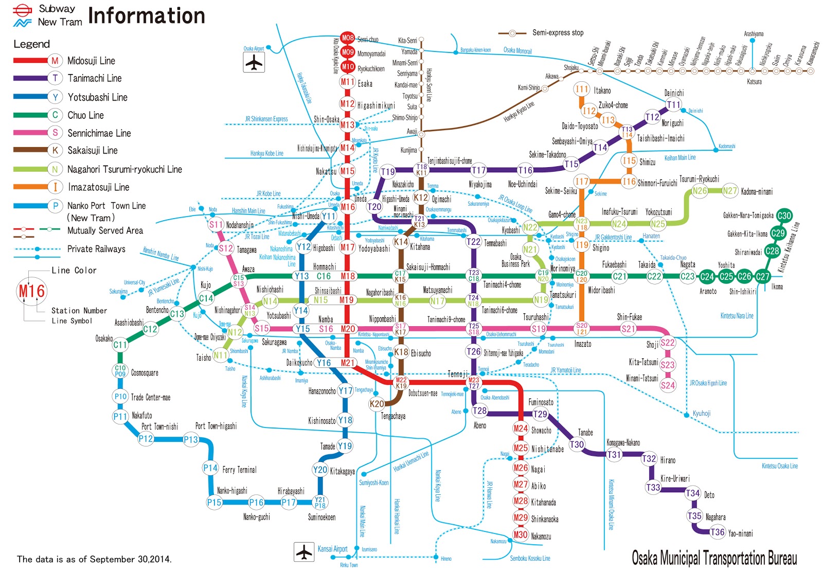 Attractions by Subway / JR (Part 2) - Osaka, Japan | Blue Moon (Travel ...