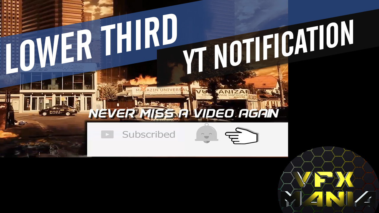 Youtube Notification Lower Third - No Background - RGB+Alpha - Free ...