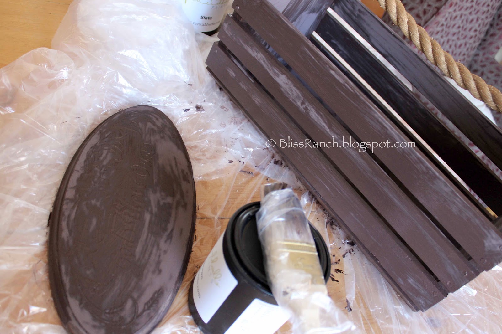 Bliss Ranch: Slat Box Project & CeCe Caldwell Paint