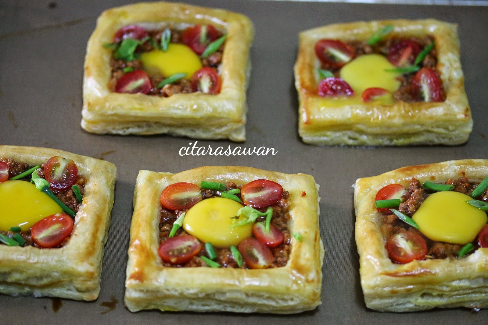 Pastri Puff Telur / Egg Pastry Puffs ~ Resepi Terbaik