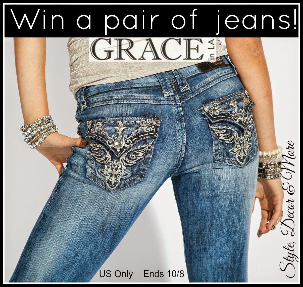 Style, Decor & More: Fashion Report: Embellished Grace in LA Jeans
