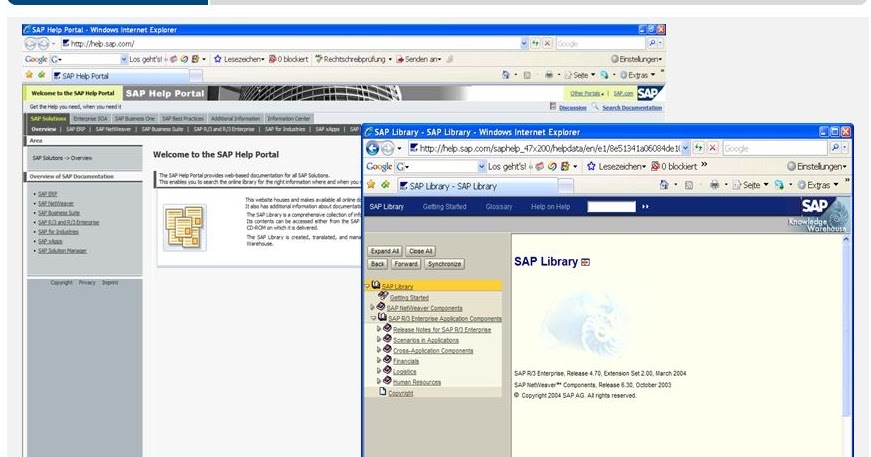 sidadm: Локальная SAP HELP library