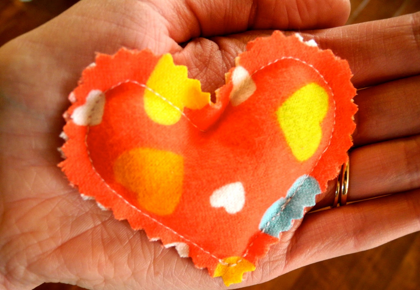 A Song of Sixpence: flannel hand warmers