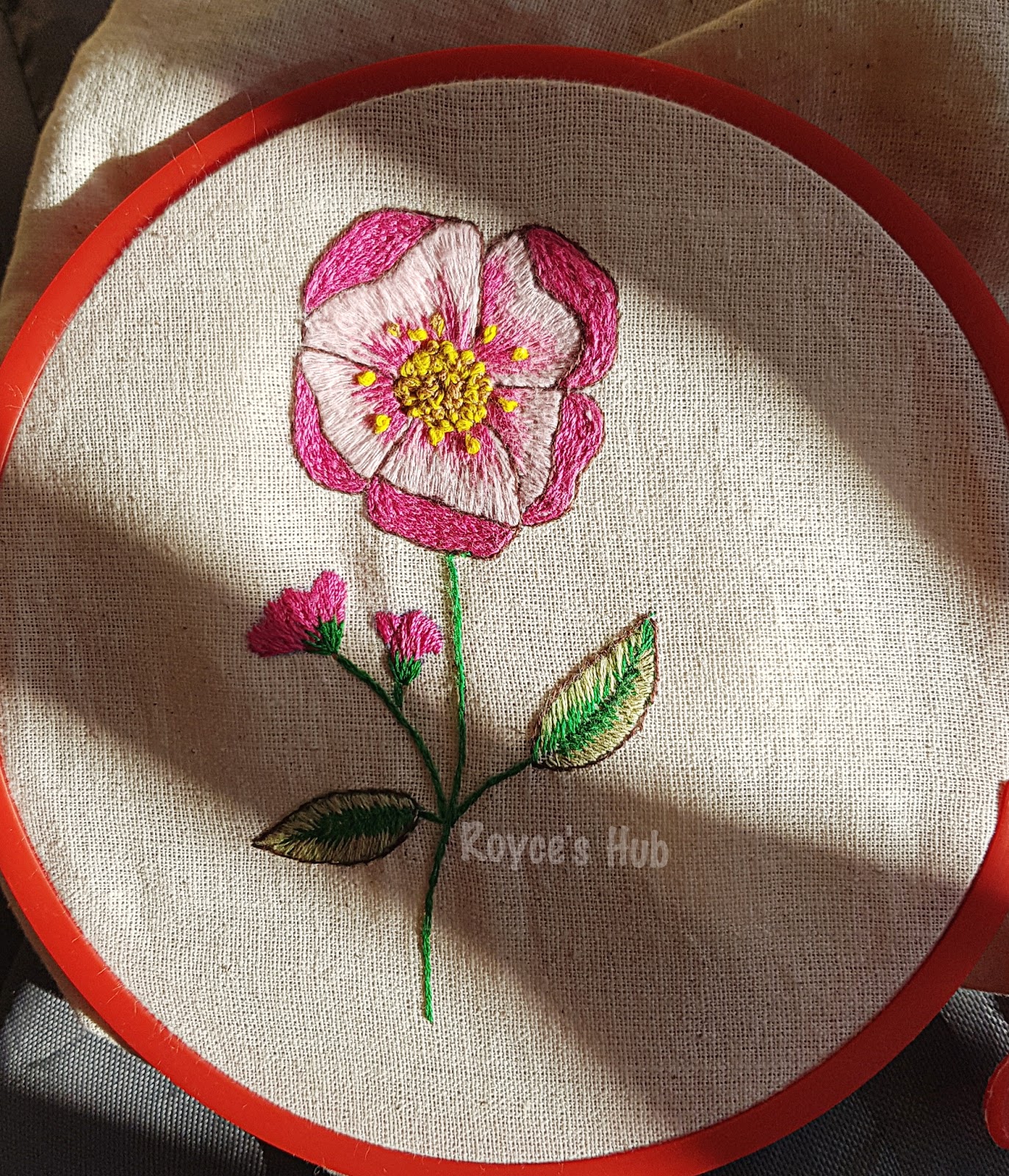 Royce's Hub: Cecilia Rose Needle Painting
