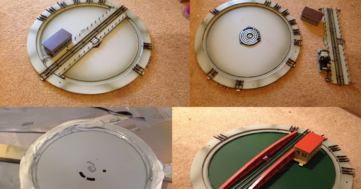 Hornby Dublo 3 Rail: Turning the turntable - Dublo version