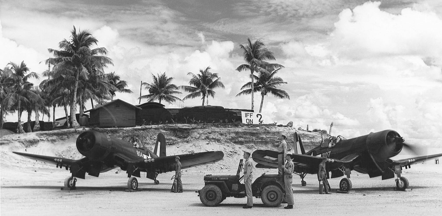 Just A Car Guy: WW2 in the South pacific islands, Corsairs in VMF 122