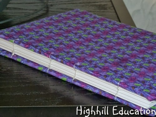 Highhill Homeschool: Book Binding and Illumination Activity for Kids