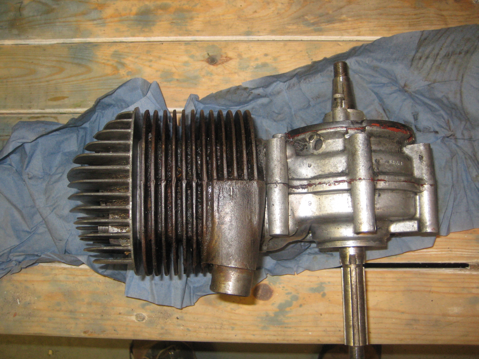Triumph Tina: Triumph Tina Engine Strip