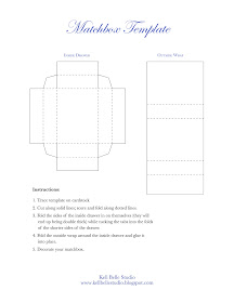 Kell Belle Studio: Altered Matchbox Template